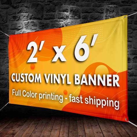 X Custom Banners Vinyl Banner Printing Oz Full Etsy