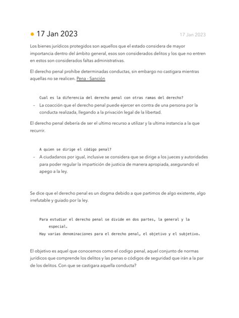 Derecho Penal Pdf Derecho Penal Castigos