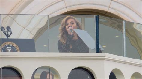 Presidential Inauguration 2013 Beyonce Sings The National Anthem