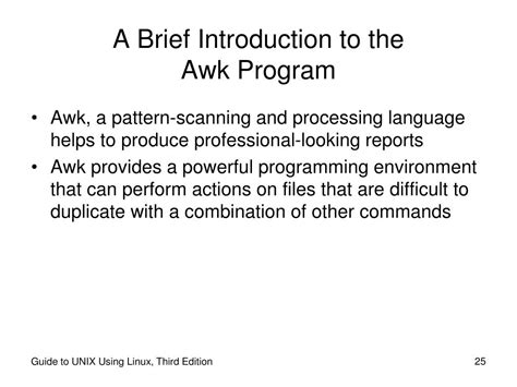 Ppt Introduction To Unix Ca263 File Processing Powerpoint Presentation Id4124990