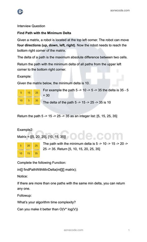 Find Path With The Minimum Delta