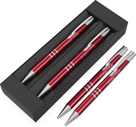 Personalised Deep Engraved Custom Pen And Pencil Set In T Box