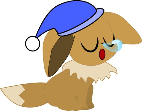 Eevee Sleeping By Slatchworld2 On Deviantart