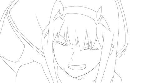 Desenhos De Zero Two Sorridente Para Colorir E Imprimir ColorirOnline Com