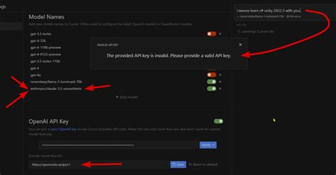 openrouter fails when using anthropic models bug reports cursor
