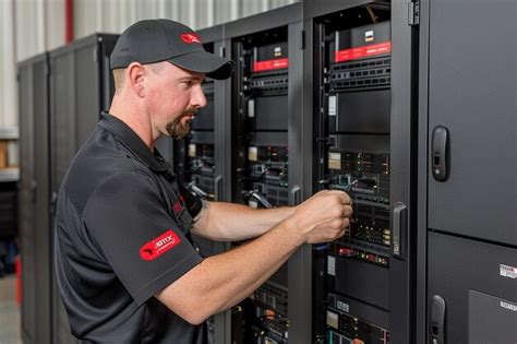 Engineer Testing Server Redundancy With Failover Simulations Premium Ai Generated Image