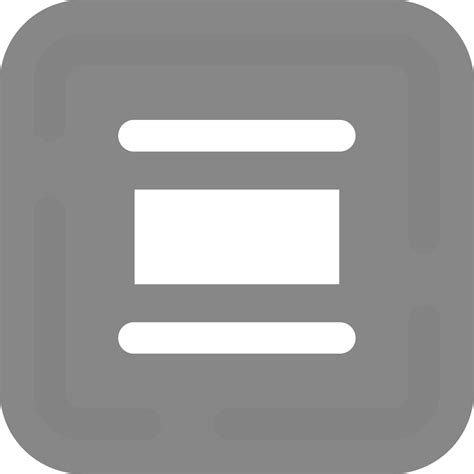 vertical allignment grey scale icon 37102736 vector art at vecteezy