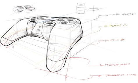 Ps Controller Drawing