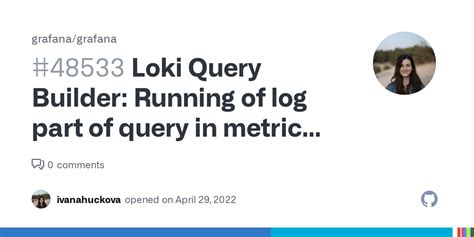 loki query builder running of log part of query in metric query