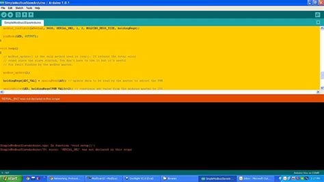 Modbus Lib Example Compile Error Networking Protocols And Devices Arduino Forum