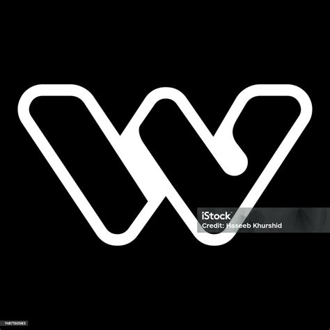 미니멀한 W 로고 호화로운 배경에 Ww 편지의 아이콘입니다 W 모노그램 이니셜을 기반으로 한 로고 아이디어 전문적인 다양한 문자 기호와 Ww 로고가 배경에 있습니다 로고에