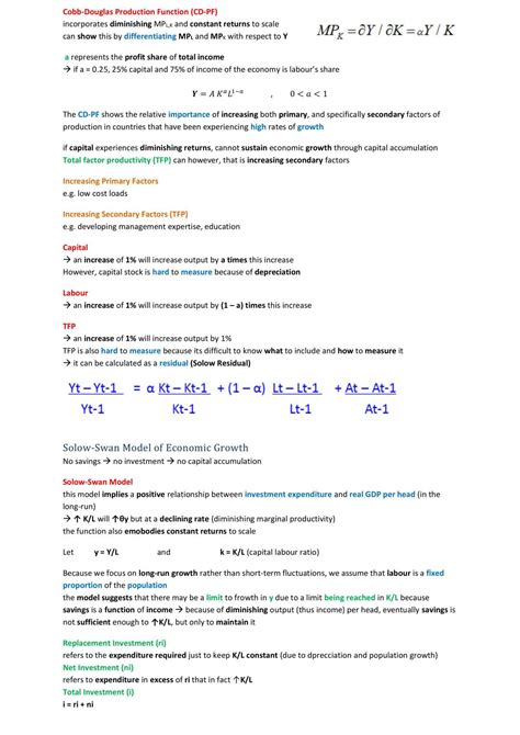Econ10003 Introductory Macroeconomics Summary Econ10003