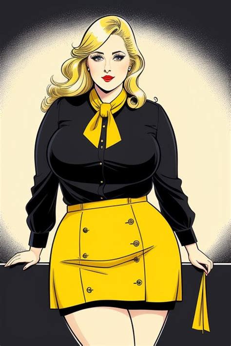 Chubby Woman Office Lady By Andrevm99 On Deviantart
