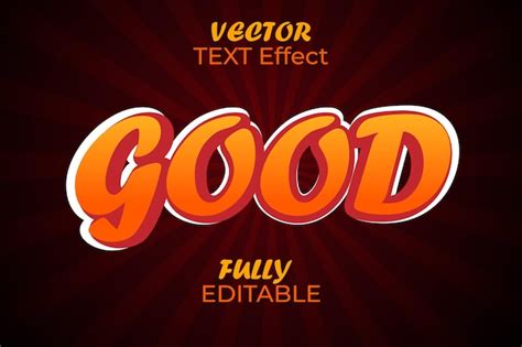Design De Efeitos De Texto Vetor Premium