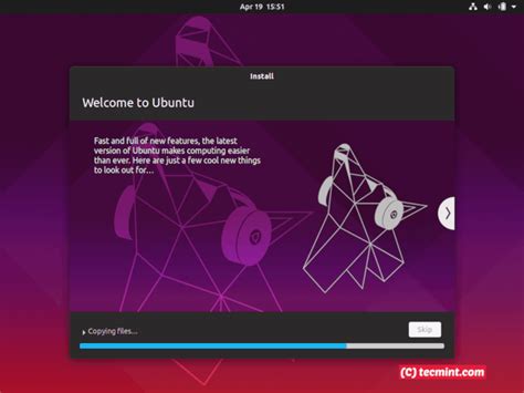 Installation Of Ubuntu 1904 Disco Dingo Desktop On Uefi Firmware Systems