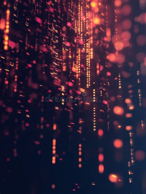 Abstract Digital Landscape Glowing Lines Particles Creating Mesmerizing