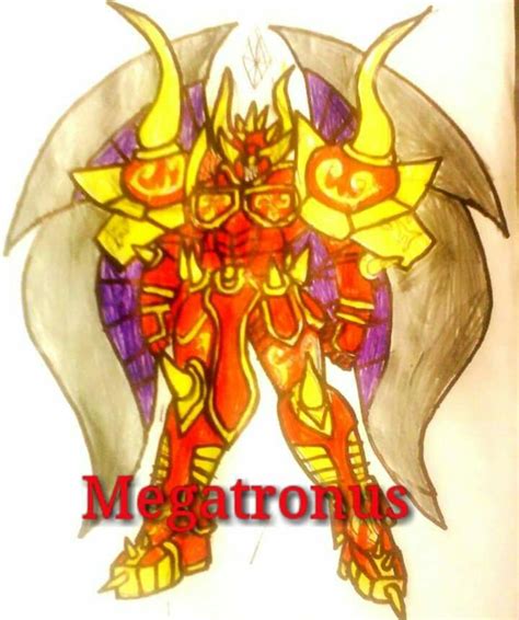 Rey Megatronus Dios Supremo Dibujos