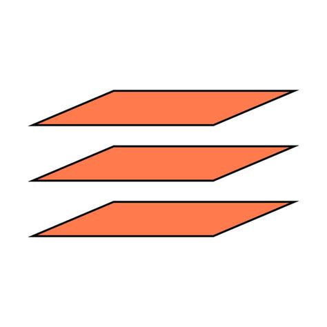 Parallel Planes Free Stock Vectors