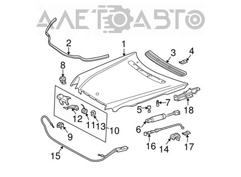 Рычаг открывания капота Mercedes W211 124-880-03-20 – купить в Киеве и ...