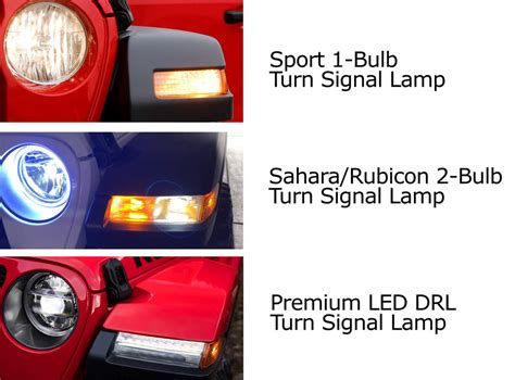 Led Daytime Running Light Turn Signal Conversion Kit For 18 Up Jeep