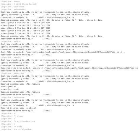 Ssh Pipeline Steps Jenkins Plugin