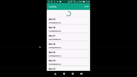 android recyclerview load more up down youtube