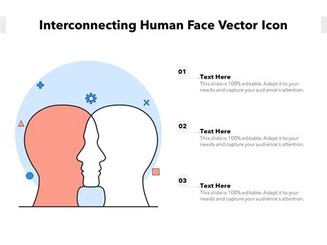 Interconnecting Human Face Vector Icon Ppt Powerpoint Presentation Icon