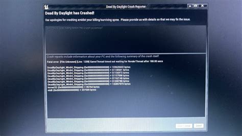 Dbd Is Crashing — Bhvr