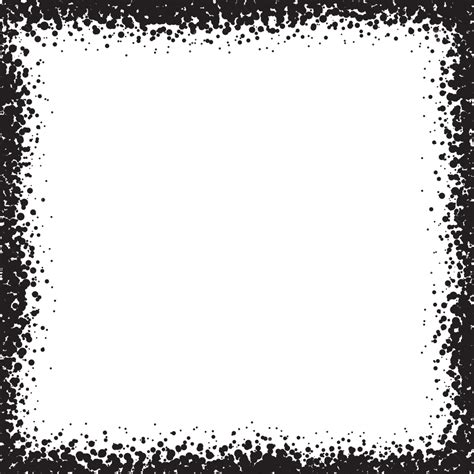 Black Grain Border Frame Grain Grain Border Photo Png And Vector