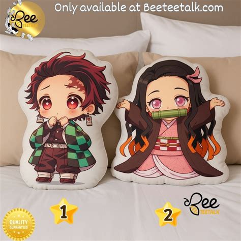 Tanjiro And Nezuko Demon Slayer Plush Pillow