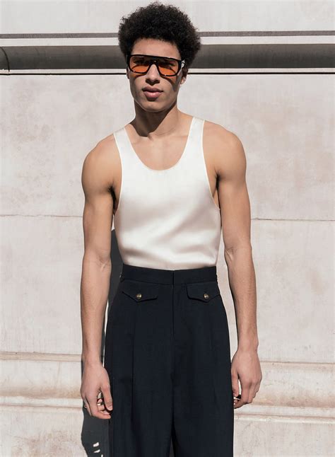 Ivory Silk Tailored Vest And Phix