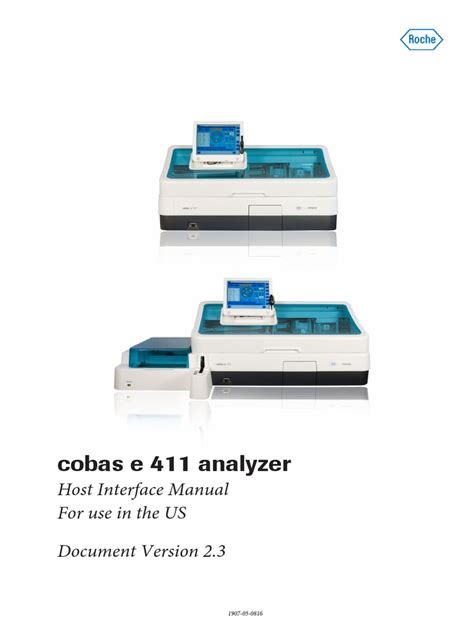 Cobas E411 Host Interface Manual Us 2016 Pdf Transmission Control Protocol Specification