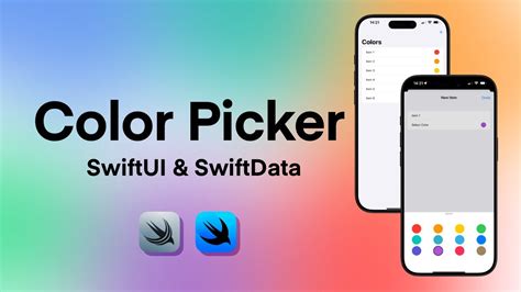How To Create A Custom Color Picker In Swiftui Save Colors With