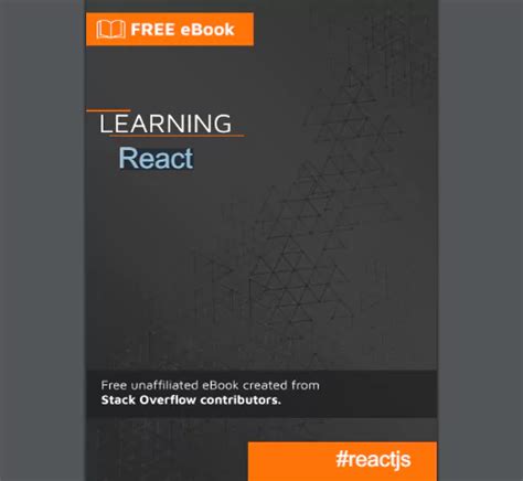 Top Free ReactJS Books In PDF Format For Beginners