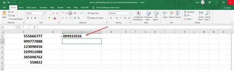 How To Add Leading Zeros In Excel