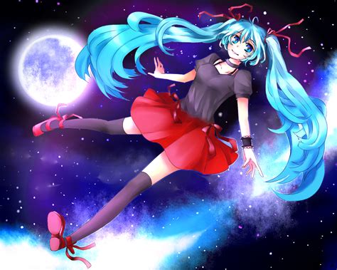 Hatsune Miku Vocaloid And 1 More Drawn By Psk Youx2 Danbooru