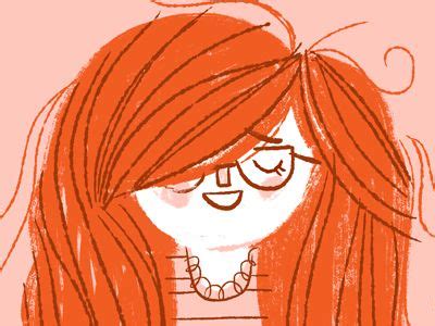 Redhead Illustration Design Illustration Drawing Illustrations