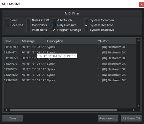 S1 Doesnt Pass On Sysex Strings Questions And Answers Presonus