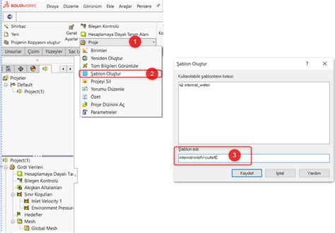 SOLIDWORKS Flow Simulation Proje Şablonları TEKYAZ Blog