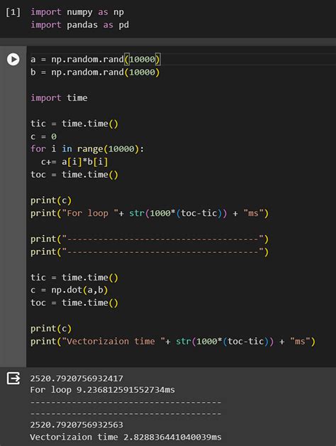 Animesh Shukla On Linkedin Vectorization — To Avoid For Loops