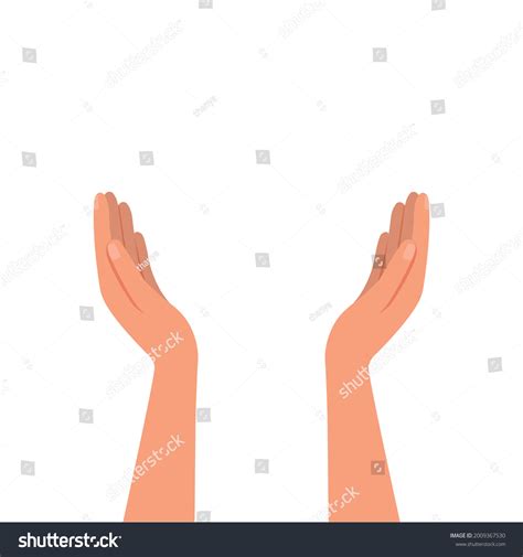 Hand Holding Support Hand Vector Stock Vector Royalty Free 2009367530