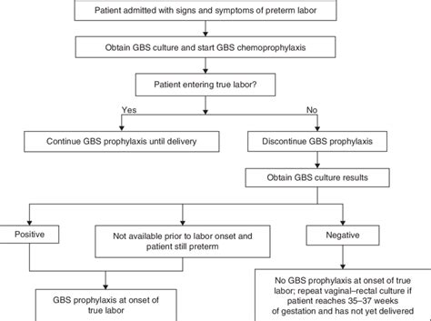 Algorithm For Screening Of Group B Streptococcal Colonization And Use