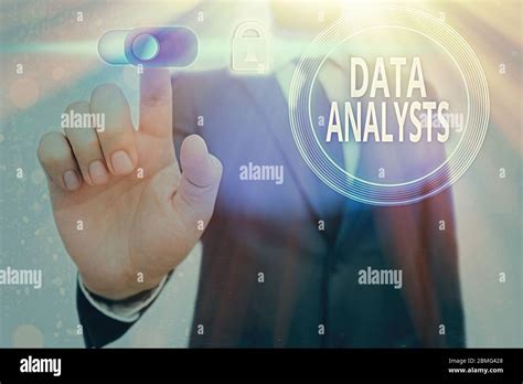 Conceptual Hand Writing Showing Data Analysts Concept Meaning