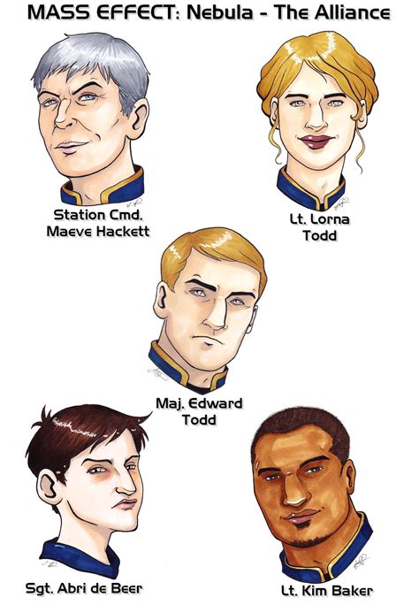Mass Effect Nebula The Crew Of The Ssv Eris By Lubyelfears On Deviantart