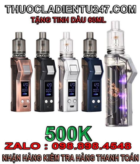 Thuốc Lá Điện Tử Vape Six 1 120w Tặng Kèm Tinh Dầu 60ml