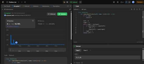 Solved Leetcode Array Problem Remove Duplicates Priyavarat Saini