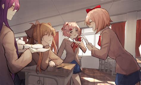 Doki Doki Wallpapers 4k Hd Backgrounds On Wallpaperbat