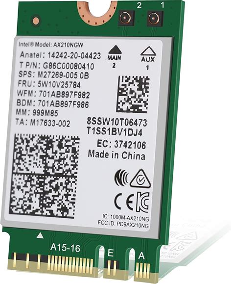 AX WiFi E Adapter Tri Band GHz Laptop M Card Gbps Ax Wireless