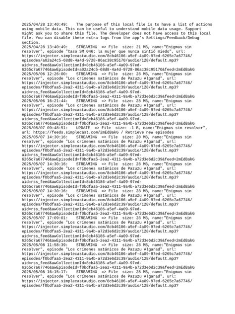 mobile data tracking log pdf computing software