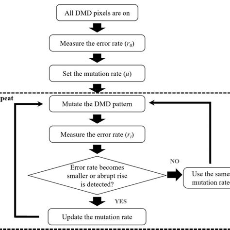 Block Diagram Showing The Workflow Of The Dynamic Mutation Algorithm Dma Download Scientific
